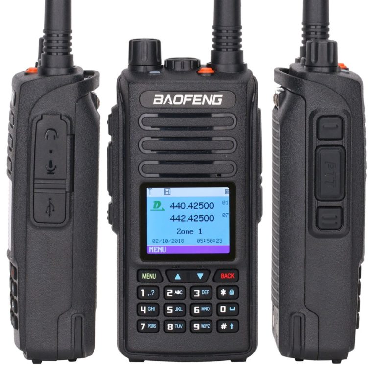 Baofeng DM-1702 GPS Dual Band DMR Transceiver Compatible with Motorola ...