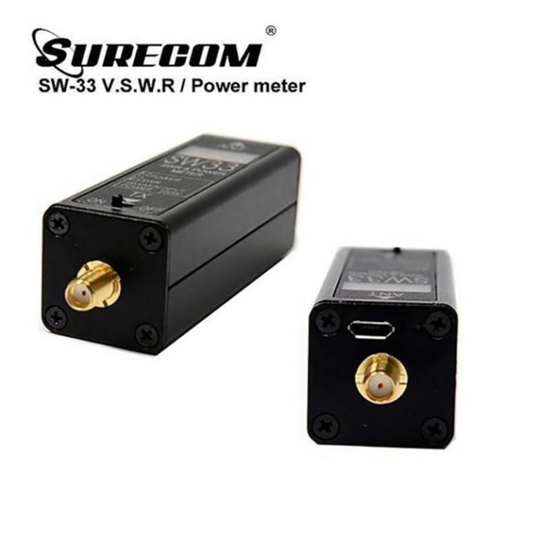 SURECOM SW-33 Mini Power & SWR Meter VHF UHF 100mhz ~ 520mhz Portable ...