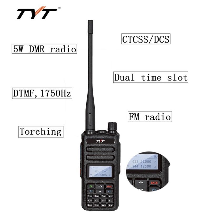 Hot Sale 2020 TYT MD750 DMR Radio 5W Dual band FM Radio TYT MD-750 with ...