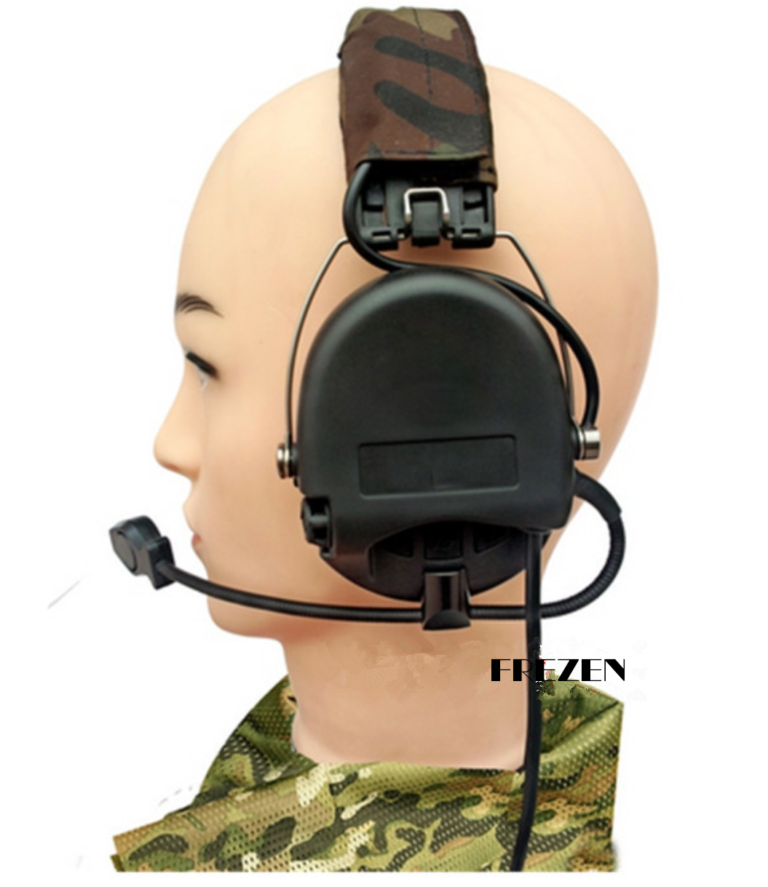 Tactical Hunting Anti-Noise Sordin Headphones Airsoft Military Standard ...