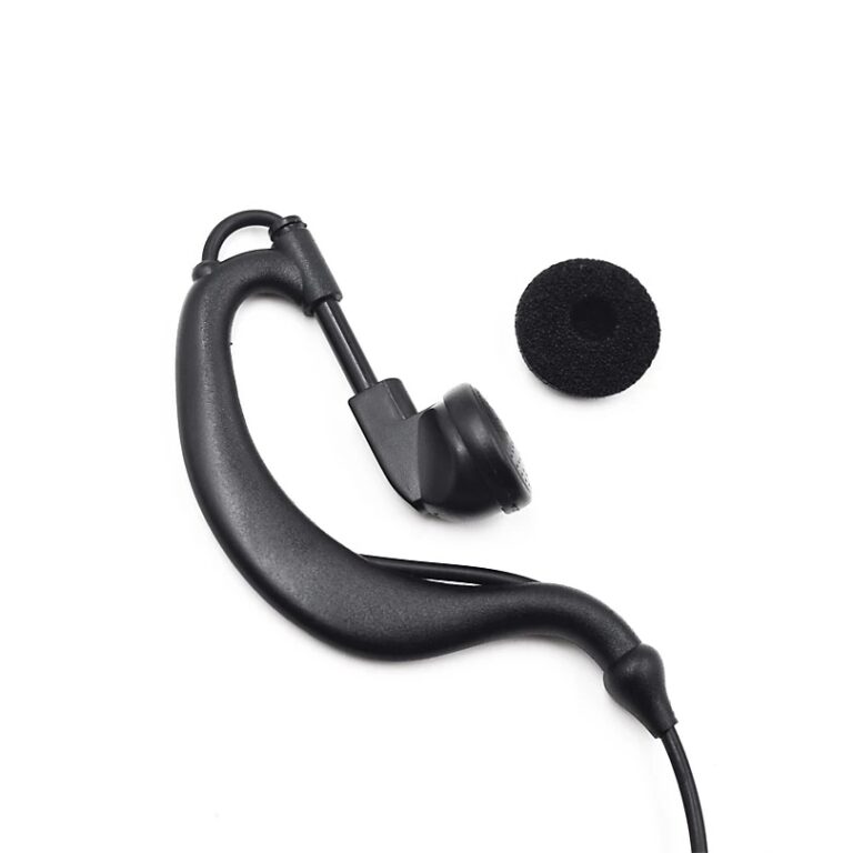PTT Earhook G-shape Headset Mic for Vertex Standard VX231 VX261 VX351 ...