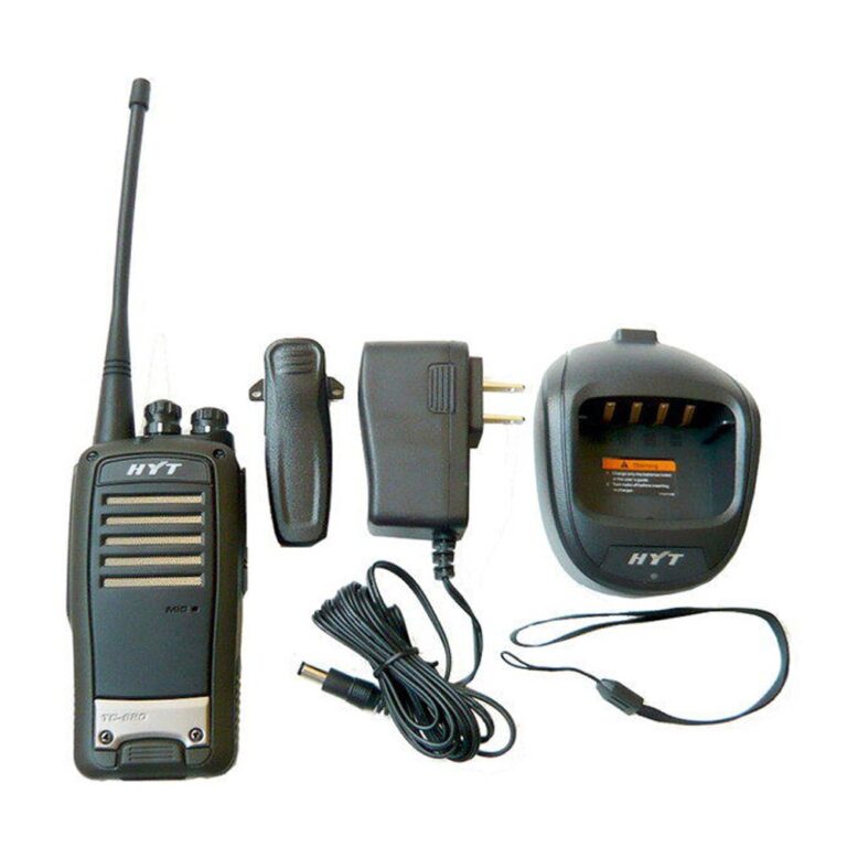 2sets HYT TC-620 5W Portable Two Way Radio Hytera UHF VHF Long range ...