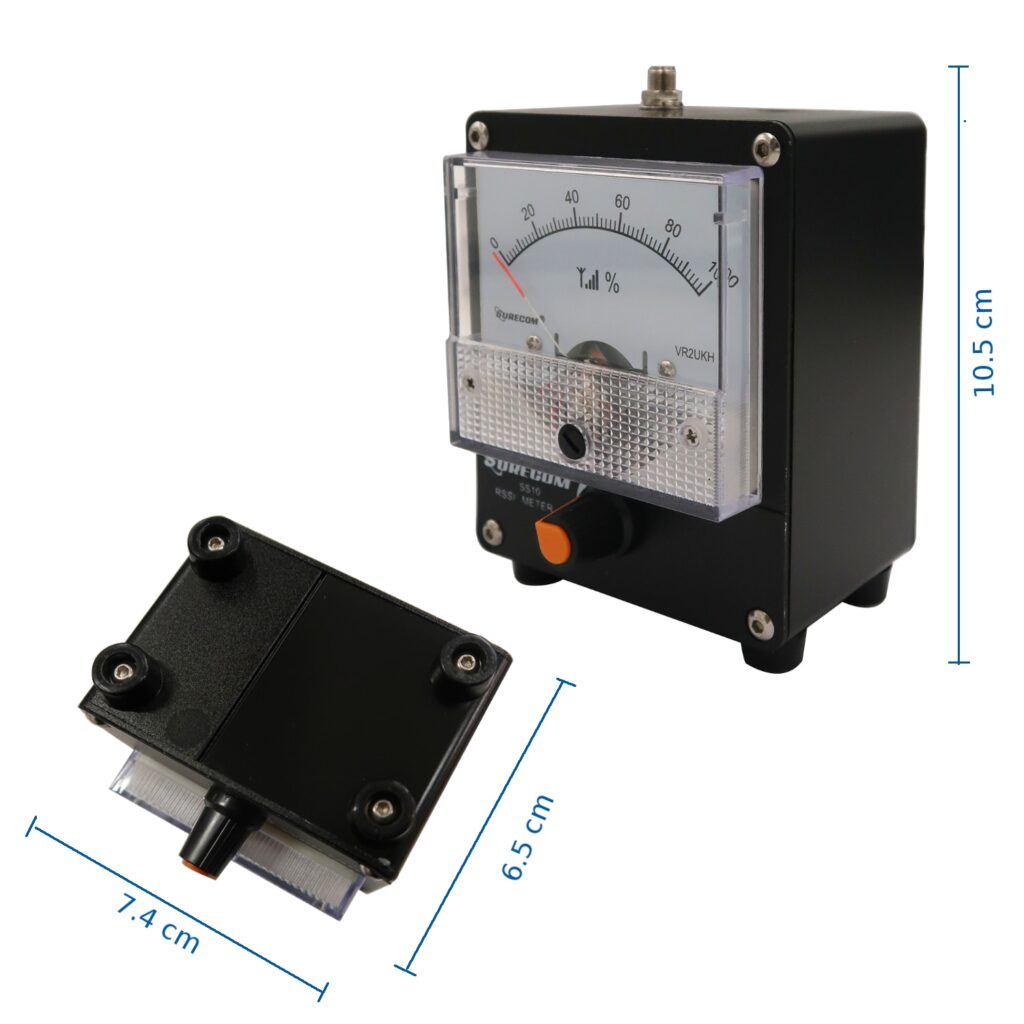 Surecom SS10 100K-3GHz RF Signal Strength Meter Test for Walkie-talkie ...