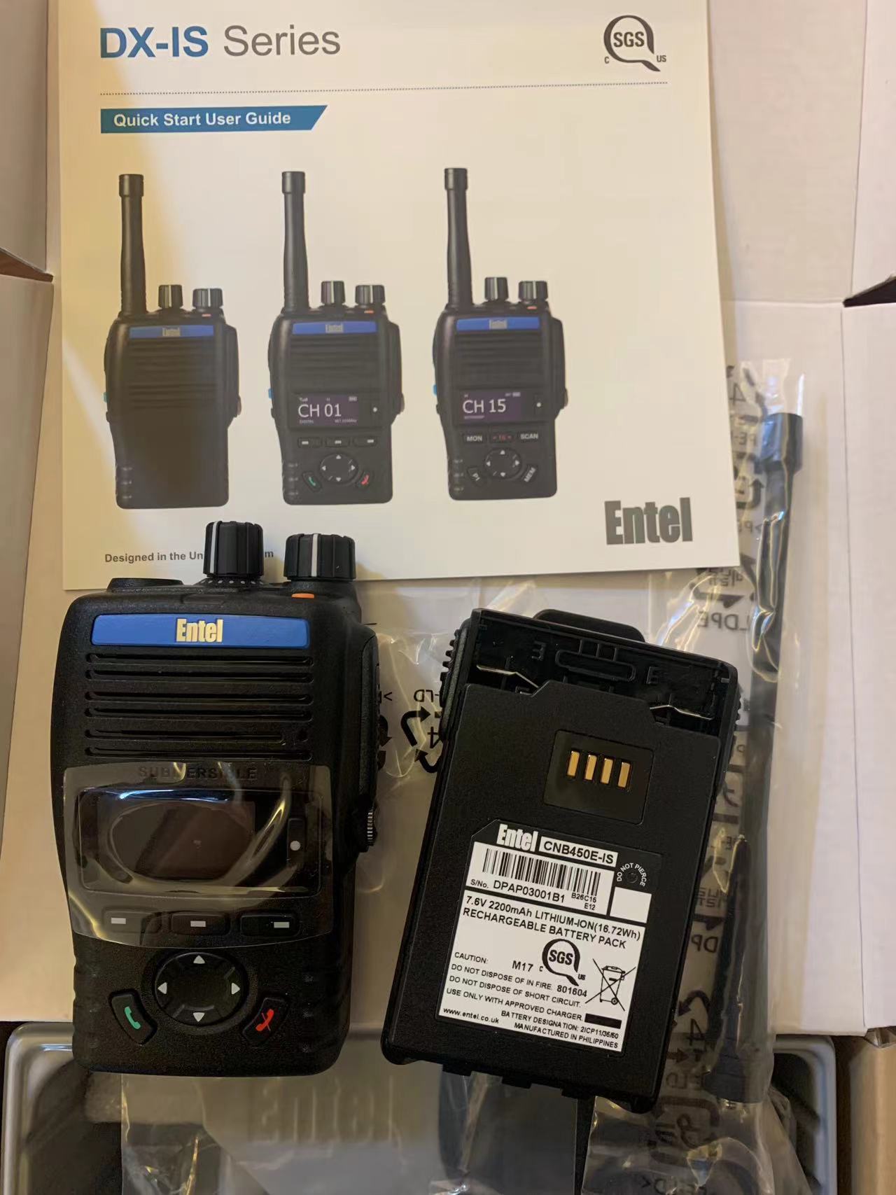 Explosion-proof ENTEL DX585M-IS Marine Digital IP68 Waterproof Two way ...