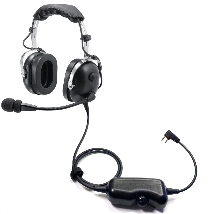 Heavy duty headphones with ear protection and noise reduction for ICOM ...