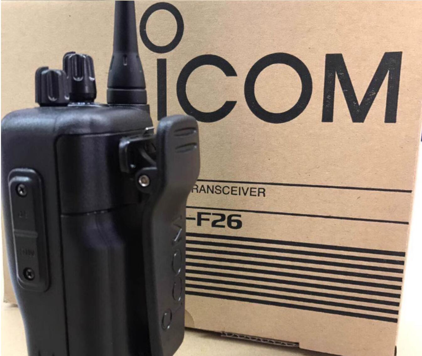 ICOM IC-F16 VHF Handheld Transceiver UHF IC F26 Professional Portable ...